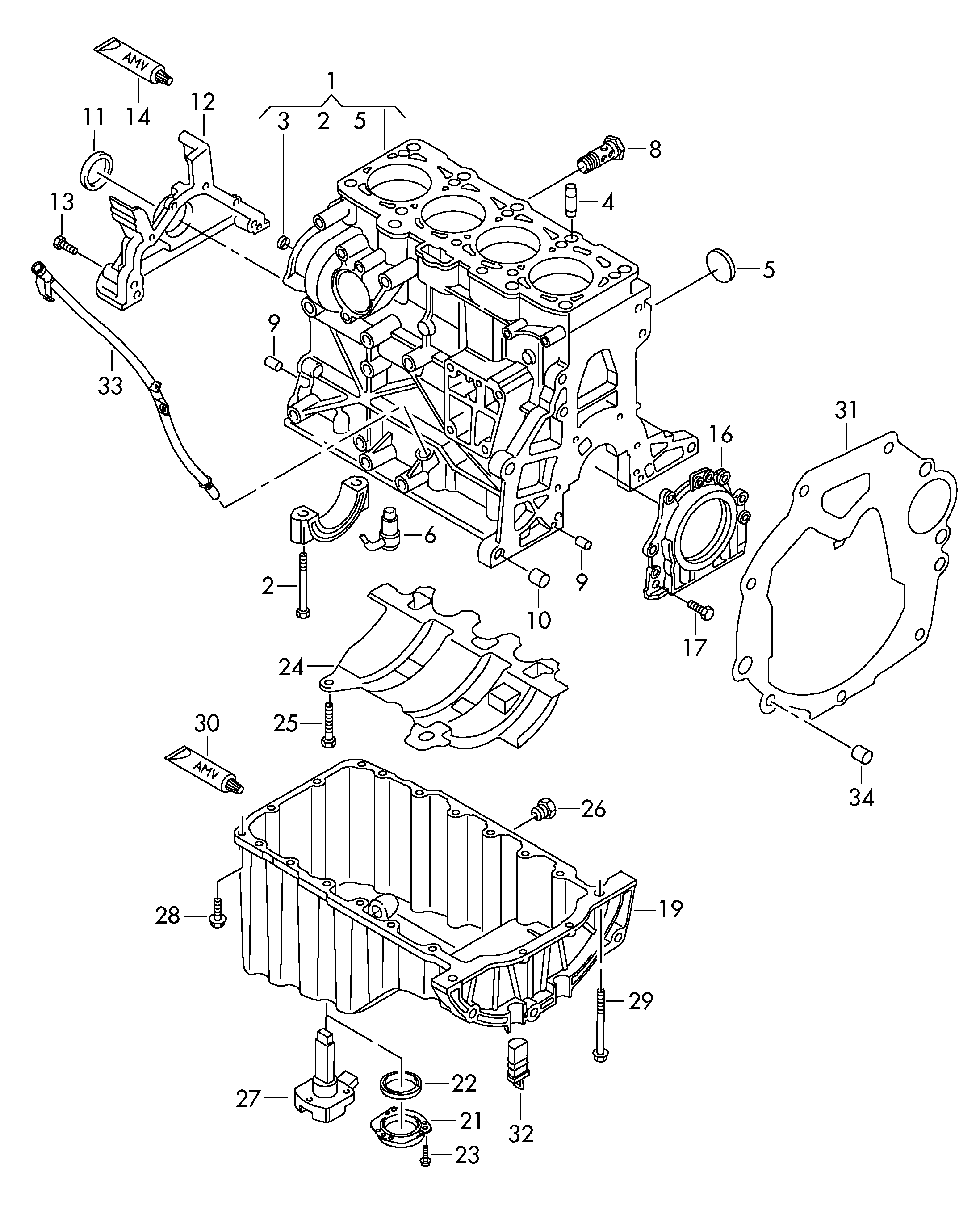 Volkswagen Amarok 2022 engine Parts Catalog | AutoVG.net