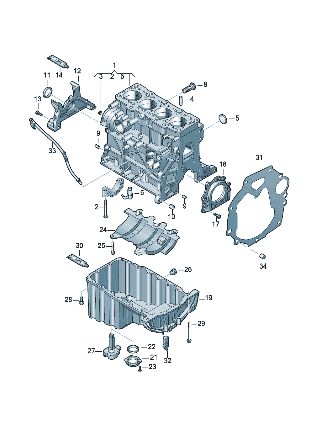 Volkswagen Amarok 2022 engine Parts Catalog | AutoVG.net